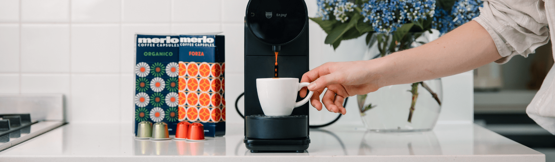 Merlo Coffee Capsules | Nespresso Coffee Pods Compatible Signature Blend